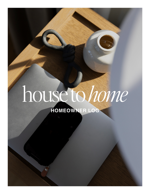 New Homeowner Log Book | Coffee & Contracts