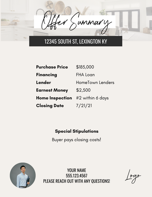 Offer Cover Letter | Coffee & Contracts
