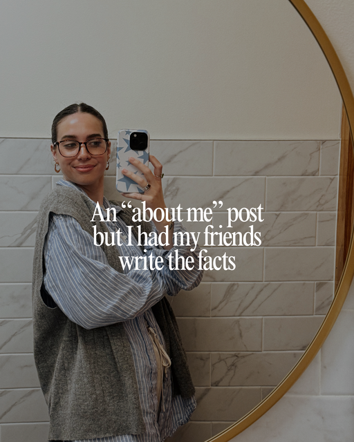 An “about me” post but I had my friends write the facts | Coffee ...