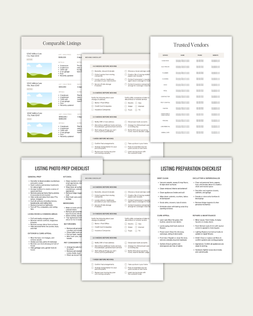Seller Client Resource Documents & Checklists | Coffee & Contracts