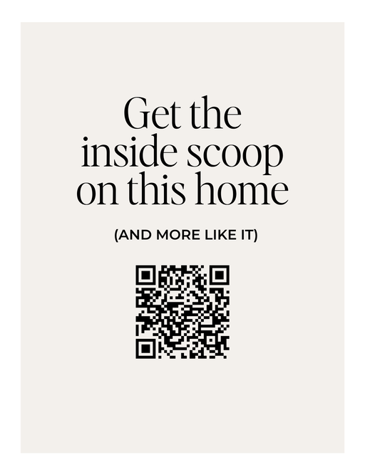 QR Code Scan Flyer for Open Houses | Coffee & Contracts
