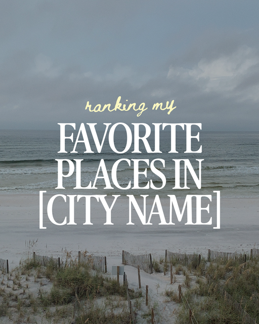 Ranking my favorite places in [City Name] | Coffee & Contracts